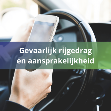 Gevaarlijk rijgedrag leidt steeds vaker tot aansprakelijkheid bij ...